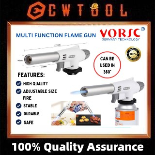 Total Tools BUTANE GAS TORCH FLAME GUN Auto Ignition Blow Jet Burner ...