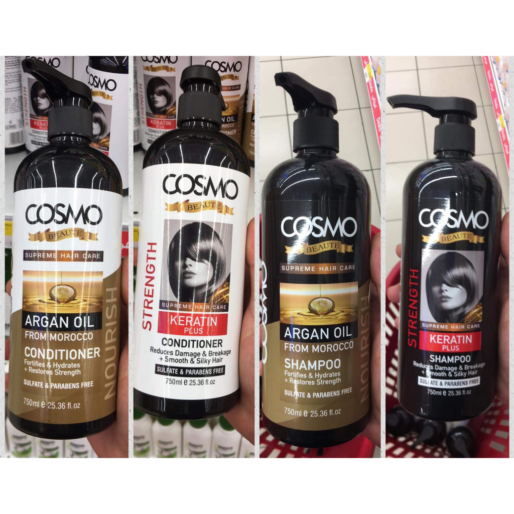 COSMO SHAMPOO AND COSMO CONDITIONER 750 ML | Shopee Philippines