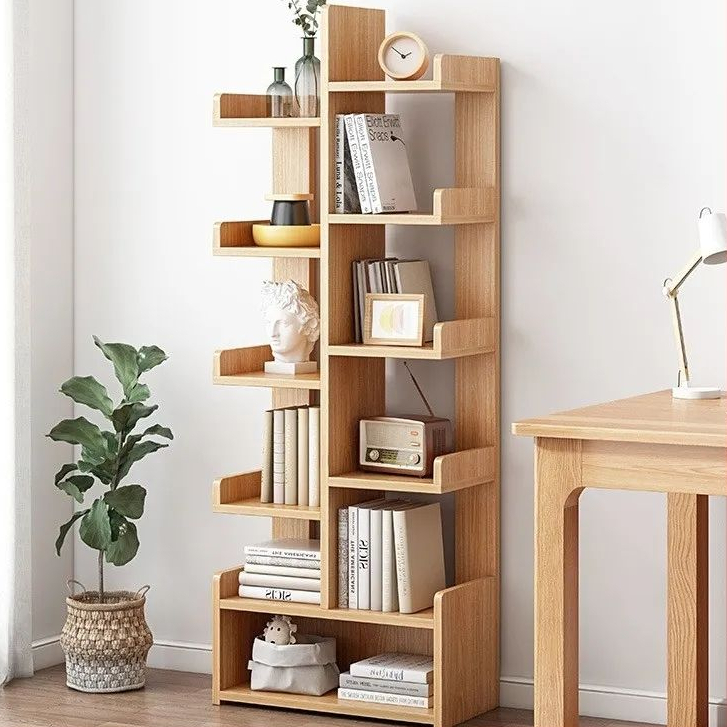 5 Layer Bookshelf Shelf Bookcase Desk Storage Rack Simple Living Room ...