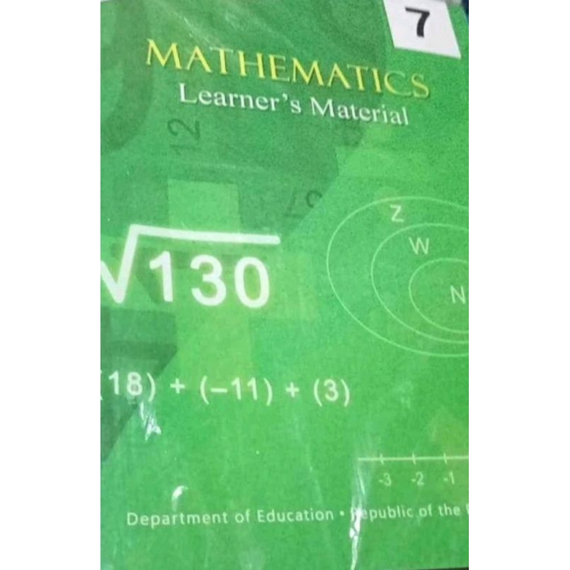 MATHEMATICS GRADE 7(NEW) | Shopee Philippines