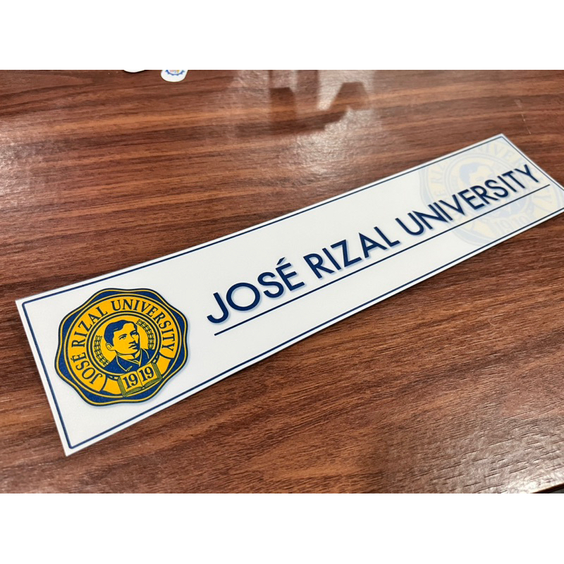 Brand New Custom School Inspired JRU Waterproof Sticker Bar Jose Rizal ...