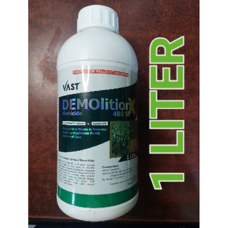 DEMOLITION X 480 SL (1 LITER) HERBICIDE NON-SELECTIVE GLYPHOSATE BY ...