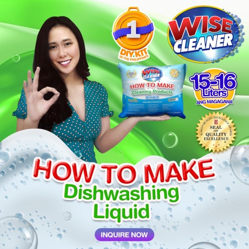 D.I.Y Diswashing liquid kit(wise cleaner) | Shopee Philippines