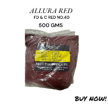 ROHA ALLURA RED 500gms (FD&C Red No. 40 | Powder | Imported Food Color ...