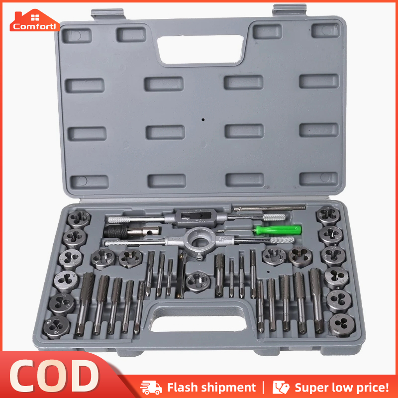40Pcs Metric Tap Die Set Hand Threading Tool Tungsten Carbide Screw Thread Bit | Shopee Philippines
