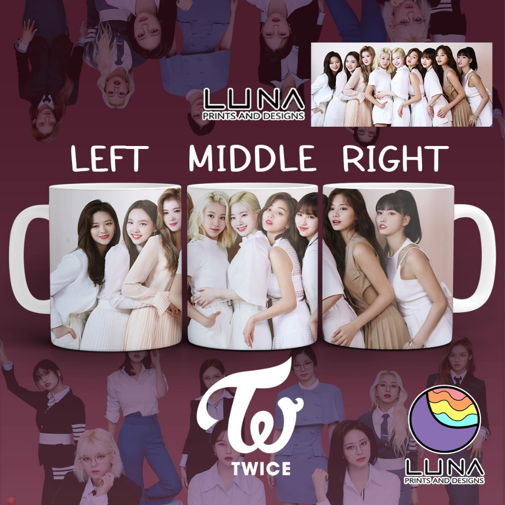 Kpop Twice Mug ( Chaeyoung, Dahyun , Momo, Jeongyeon, Nayeon, Tzuyu ...
