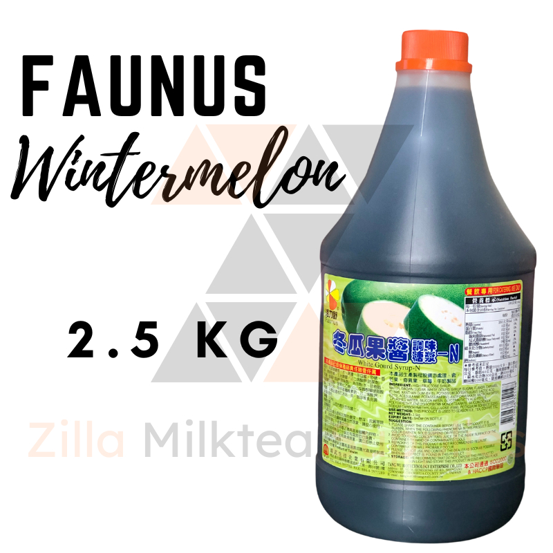 Faunus Wintermelon syrup 2.5kgs for Milktea, Milk Tea, Fruit Tea, Green ...