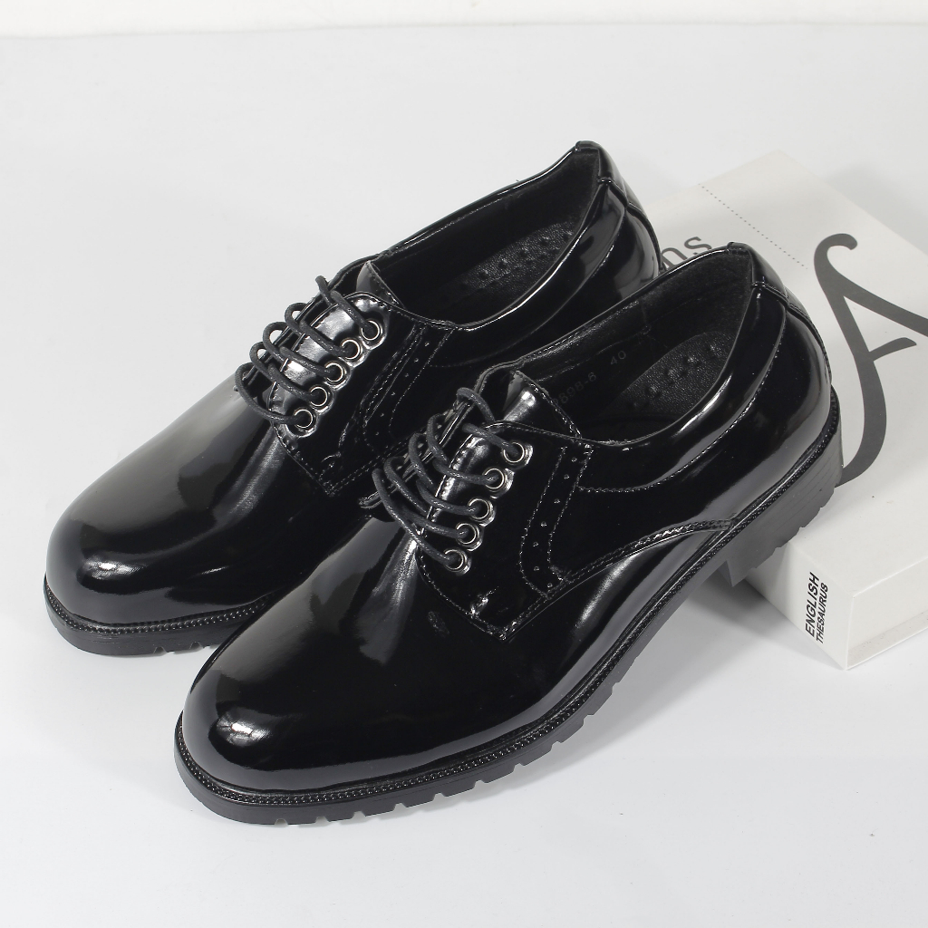 Golden Crown Police Guard Security Low Cut High Quality Black Shoes ...