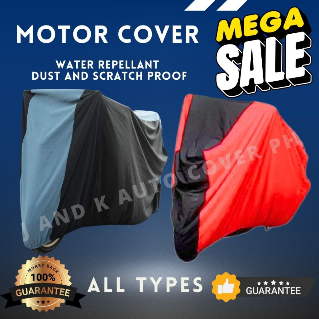 MOTORCYCLE COVER ALL TYPES NMAX ADV CLICK V1 V2 V3 MIO AEROX BAJAJ TMX ...
