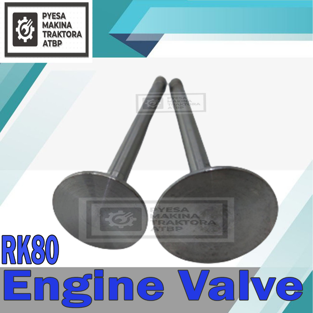 Engine Valve Exhaust and Intake Set for RK80 Kubota Model Diesel Engine ...