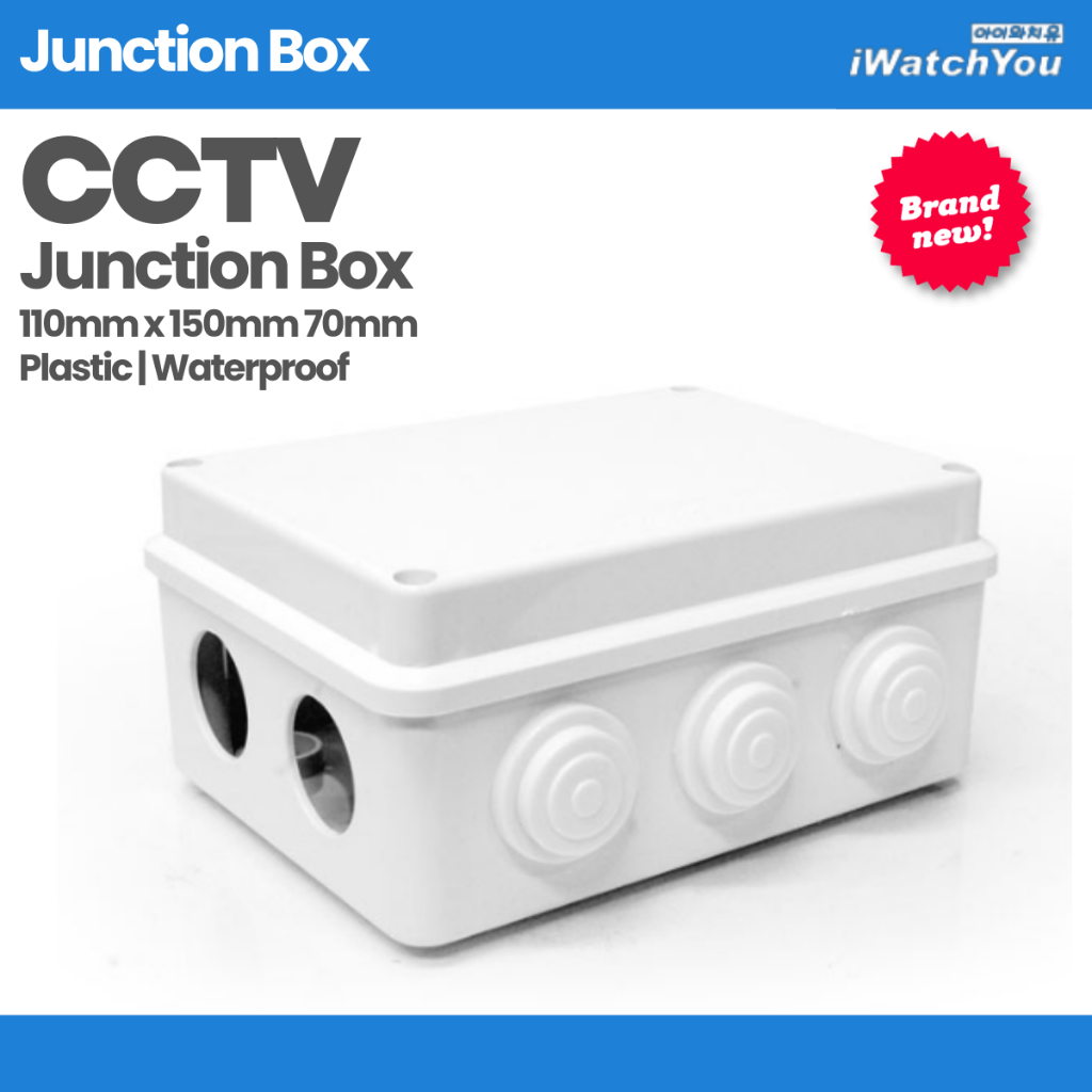 [COD/SpayLater] White Color Junction Box 110*150*70 Size, Screw Type ...