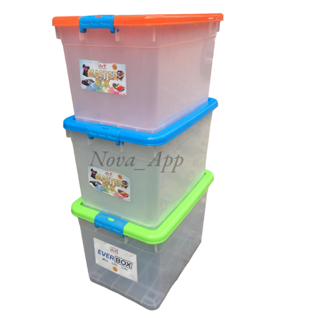 63L J&T Master box CLEAR Storage #8888/storage box (random color ...