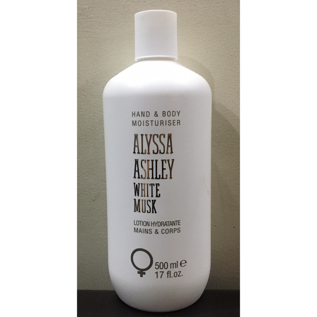 Alyssa Ashley White Musk Hand & Body Lotion, 500ml or 750ml | Shopee ...