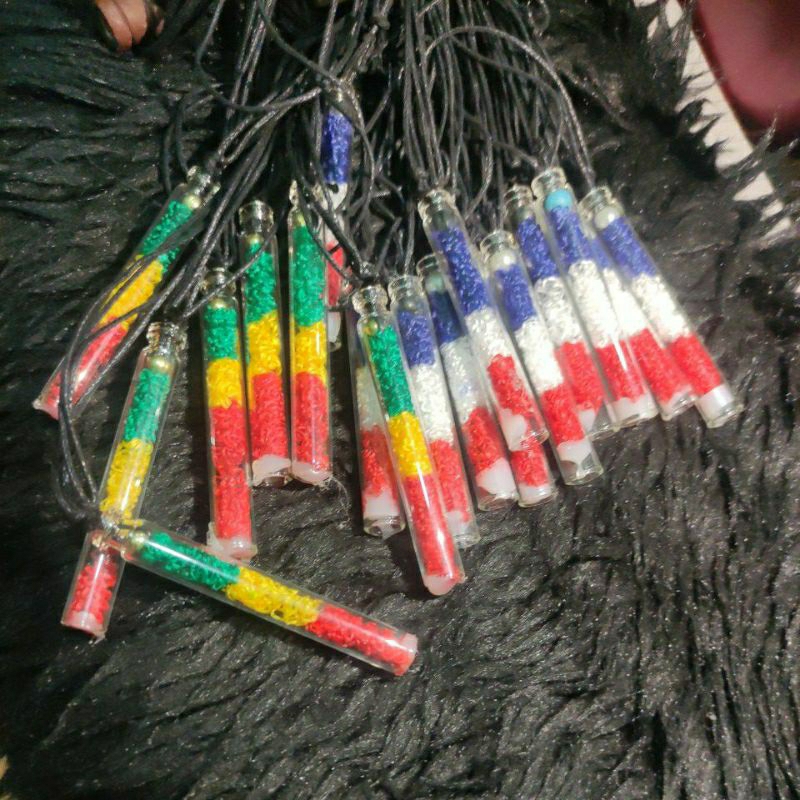 1 PC REGGAE NECKLACE GLASS TUBE | Shopee Philippines