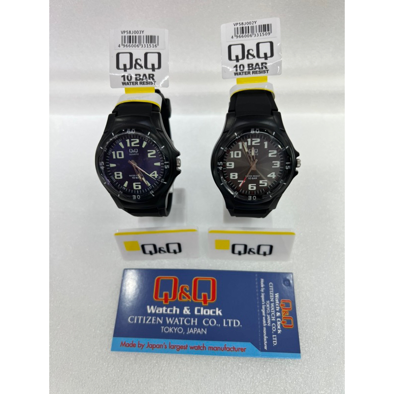 Original Q&Q Waterproof Watch Men's/Women’s Quartz Watch Analog Series ...