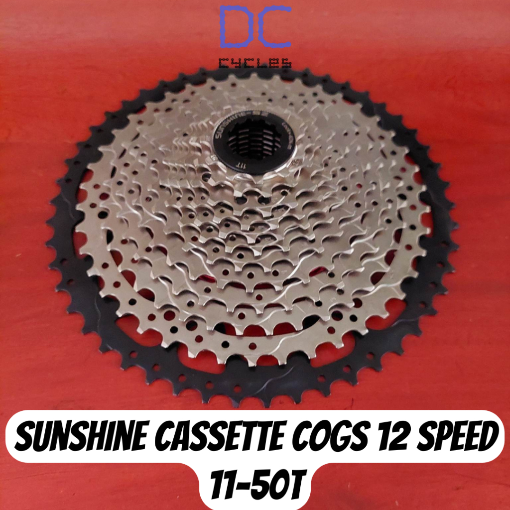 Sunshine 12 speed cogs, cassette type (11-50T) | Shopee Philippines