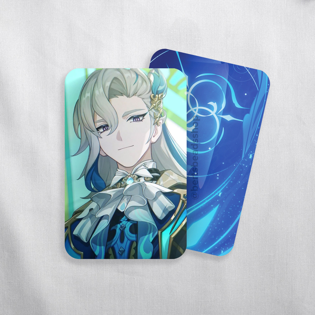 Genshin Impact Photocards - NEUVILLETTE Textured Photocards Front and ...