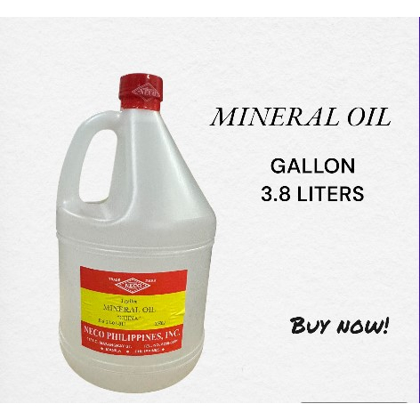 MINERAL OIL LIGHT gal/gallon (Pure) | Shopee Philippines