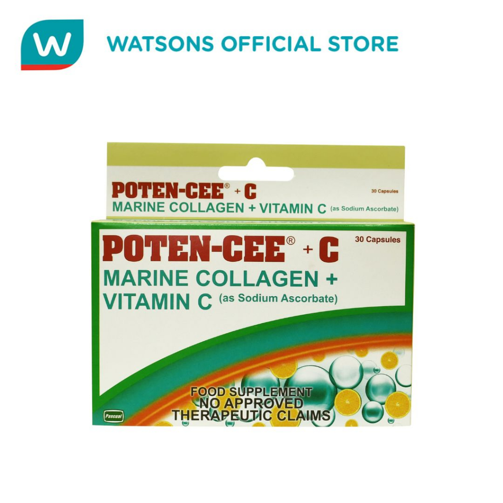 POTENCEE + C Marine Collagen + Vitamin C 30s | Shopee Philippines