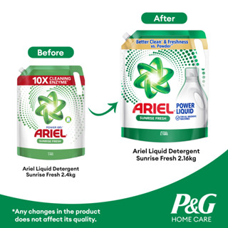 Ariel Liquid Detergent Floral Passion Sunrise Fresh Lavender Bundle 2.105KG -2.16KG Refill x 4 ...