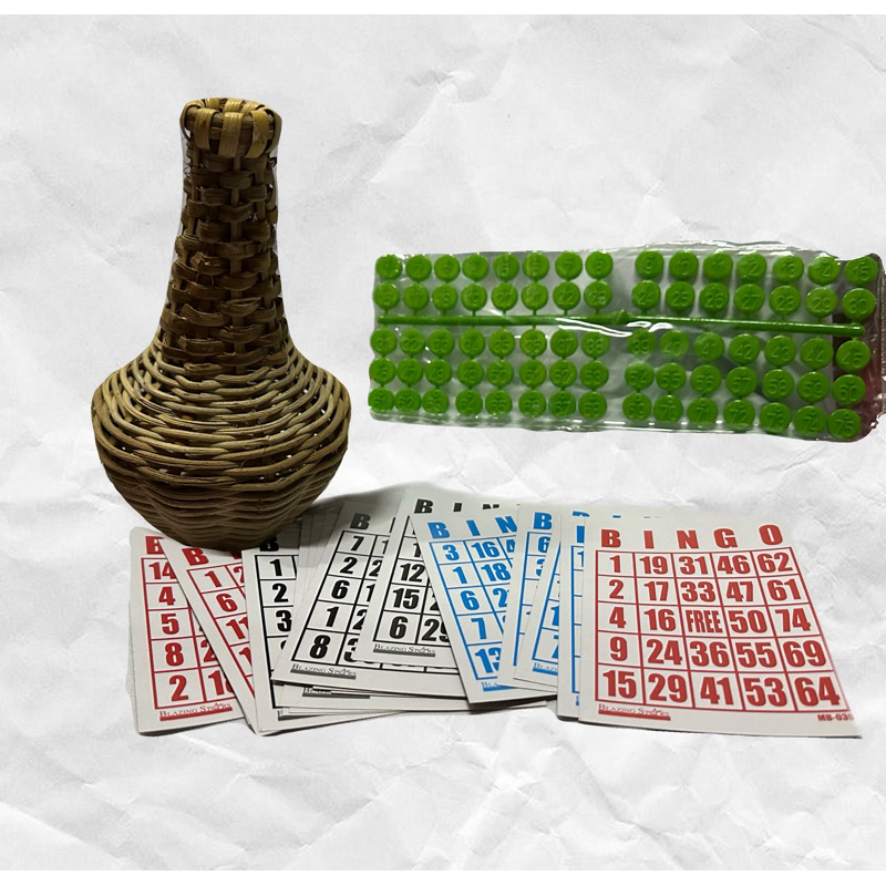 Rattan Shaker Bingo Set Plastic | Shopee Philippines