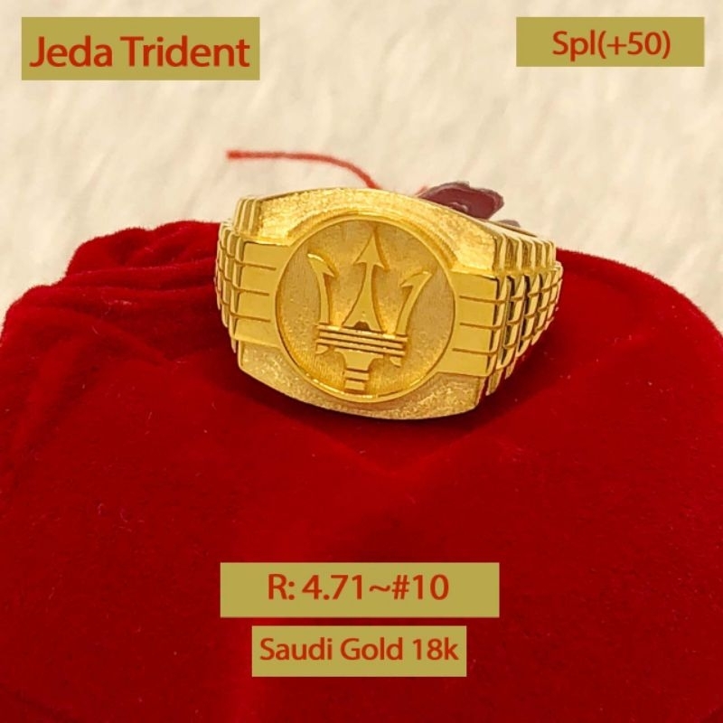 MENS RING 18K SAUDI GOLD PAWNABLE | Shopee Philippines
