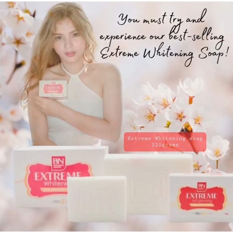 𝐁𝐍 𝐄𝐗𝐓𝐑𝐄𝐌𝐄 𝐖𝐇𝐈𝐓𝐄𝐍𝐈𝐍𝐆 𝐒𝐎𝐀𝐏 𝟐𝟐𝟎𝐠𝐫𝐚𝐦𝐬 BN Whitening Shoppe Whitening Soap ...