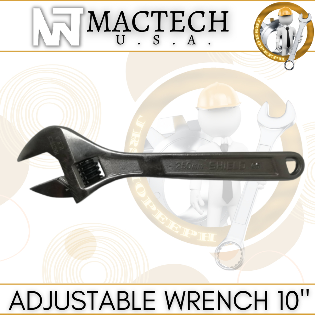 Jrshopeeph Mactech Adjustable Wrench Katala 10 inches Wrench Mechanics ...