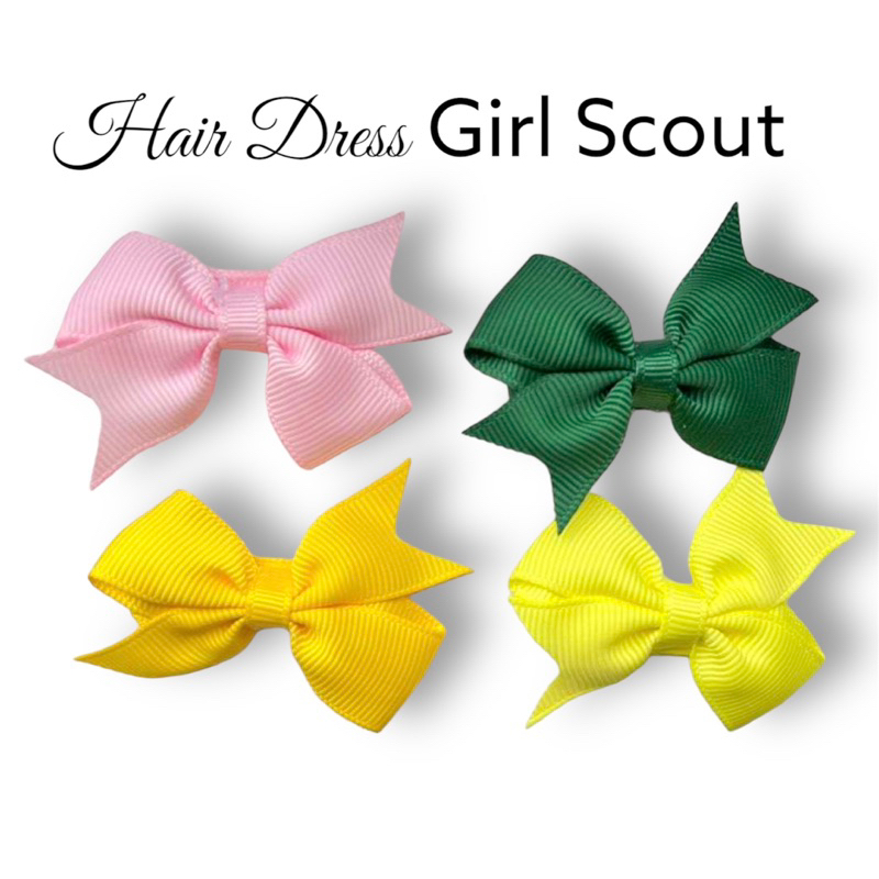 GSP Hair Dress Pony Bow Ribbon for Girl Scout Twinkler | Star | Junior ...