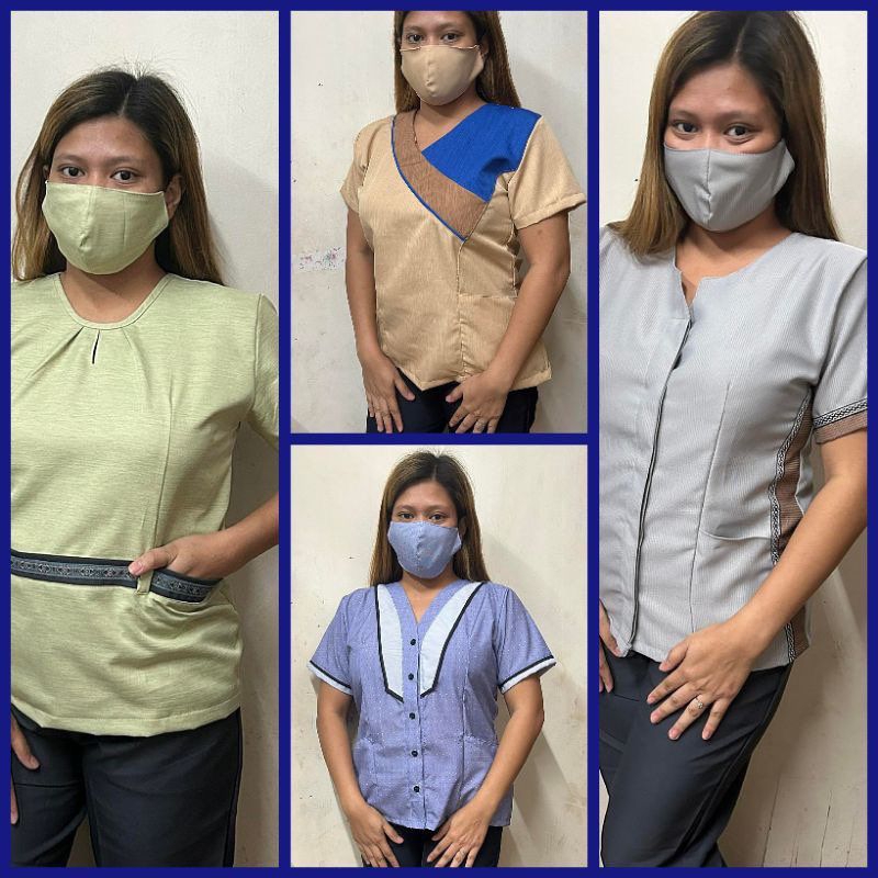 Real Fit DepEd Teaching Uniform with pockets XS TO 4XL (RTW) | Shopee ...