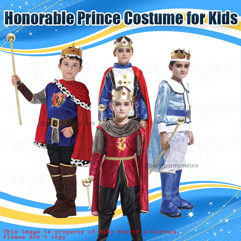 COD Book Character Honorable Prince Costume for Boys | Shopee Philippines