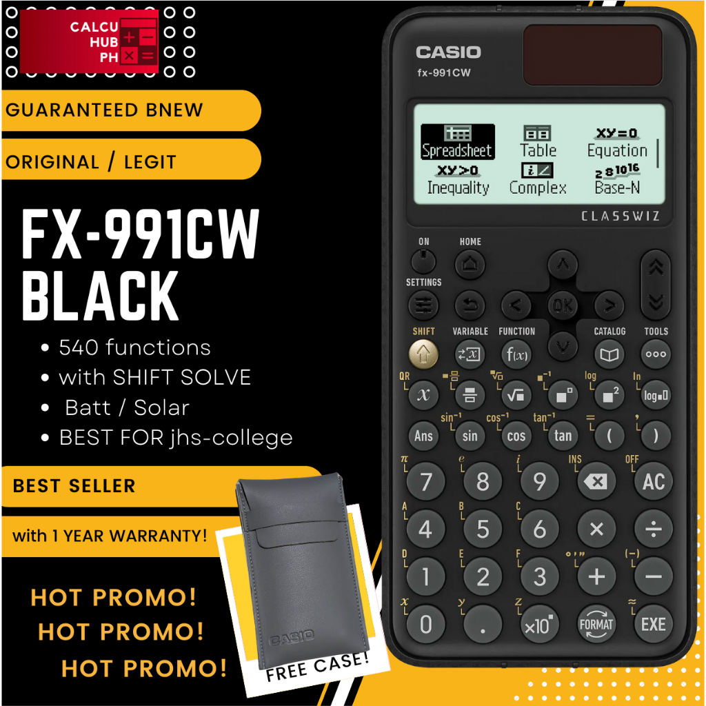 CASIO CLASSWIZ FX991CW SCIENTIFIC CALCULATOR WITH 12 MONTHS WARRANTY ...
