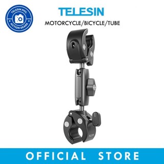 TELESIN Double-Headed Crab Claw Clamp Pipe Mount for Action Cameras ...