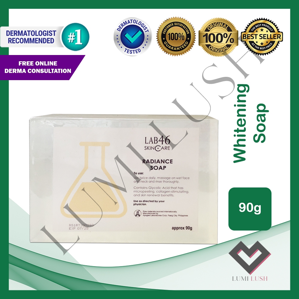 Lab46 Lab 46 Skin Care Radiance Soap 90g Glycolic Acid, Micropeeling ...