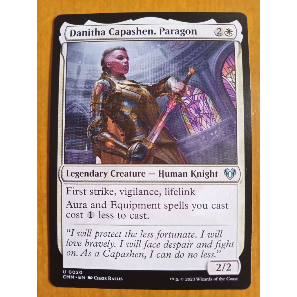 MTG Danitha Capashen Paragon U Commander Masters CMM Dominaria DOM ...
