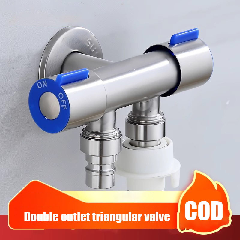304 Stainless Steel Two Way Angle Valve 1/2" Angle Valve with Ring ...