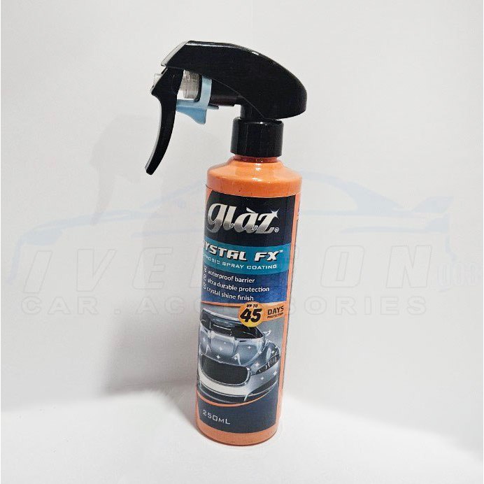 MTX Car Care Microtex Glaz Crystal FX 250ml Hydrophobic Spray Coating ...