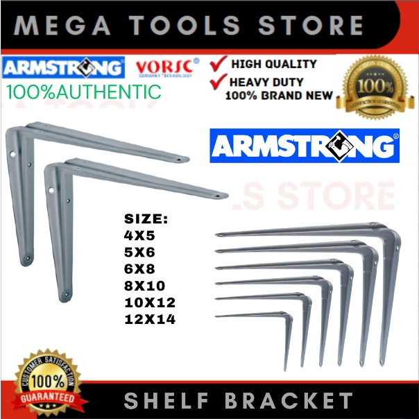 ARMSTRONG SHELF BRACKET 1 PIECE ONLY (no screw include) | Shopee ...