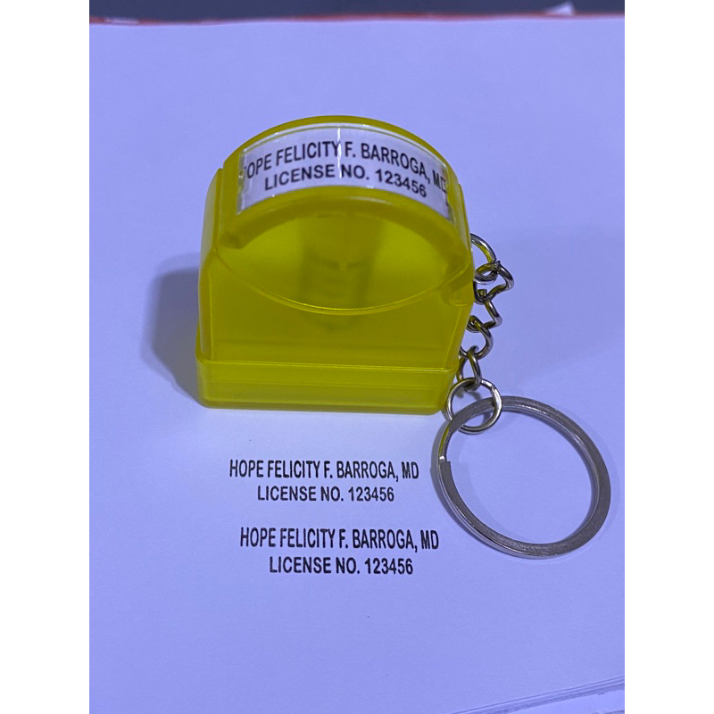 DIGI 10X28MM PERSONALIZED SELF INKING STAMP FREE NAME COD COD | Shopee ...