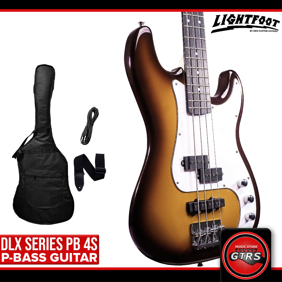 D&D Lightfoot DLX Series - P Bass Precision Bass Guitar with Free ...