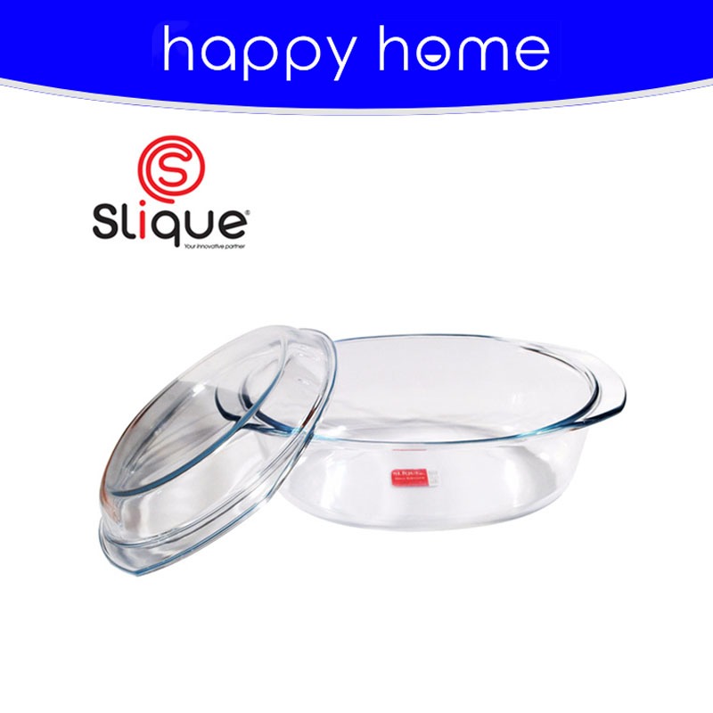 Happy Home Slique Round Glass Baking Dish 1500ml | Shopee Philippines
