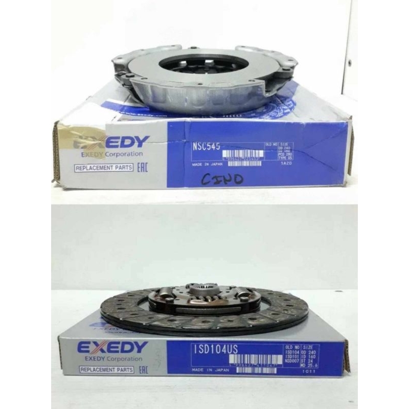 EXEDY CLUTCH COVER & DISC NISSAN FRONTIER TD27 | Shopee Philippines