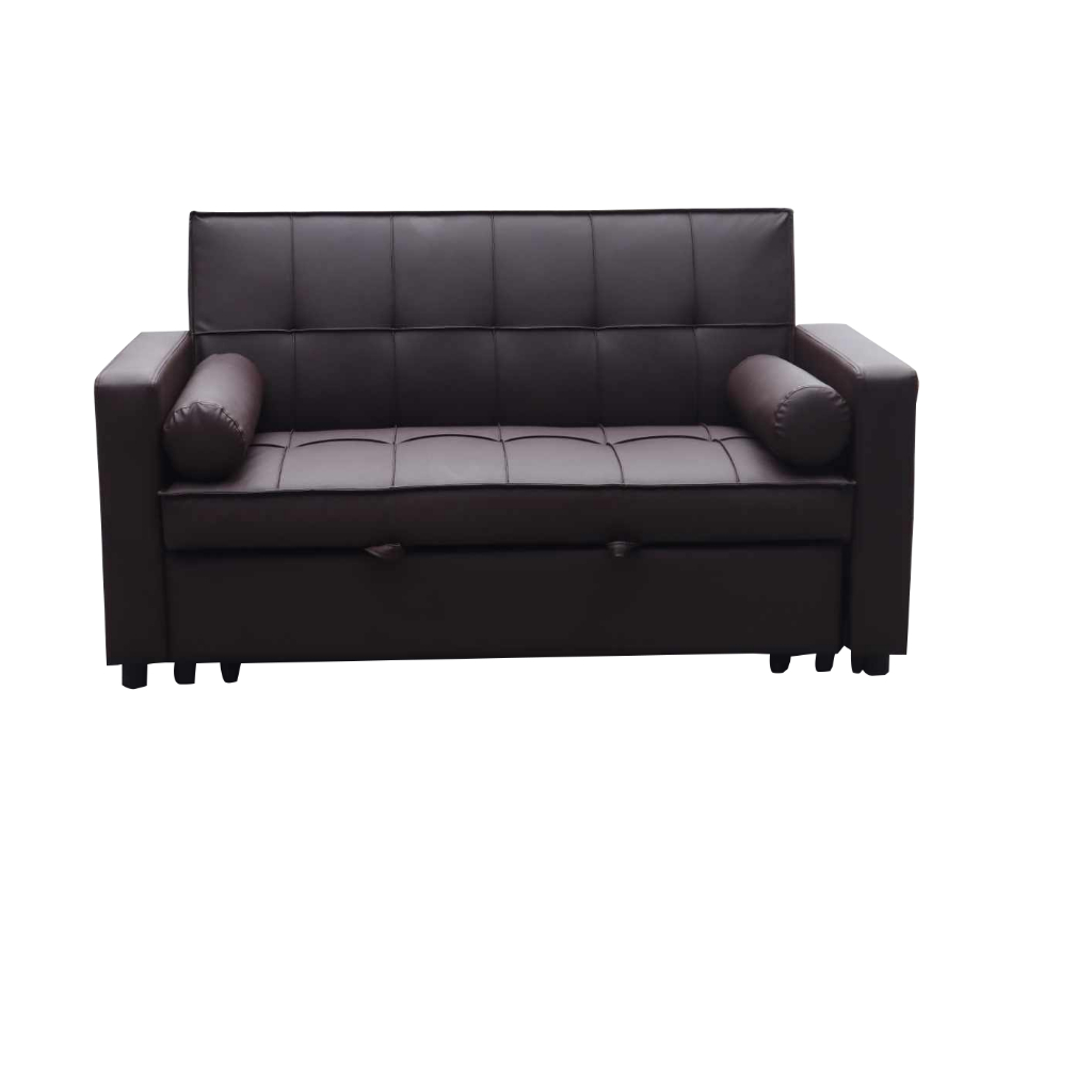 Homemaker Furniture Anna 2-Seater Sofabed Synthetic Leather with 2 ...