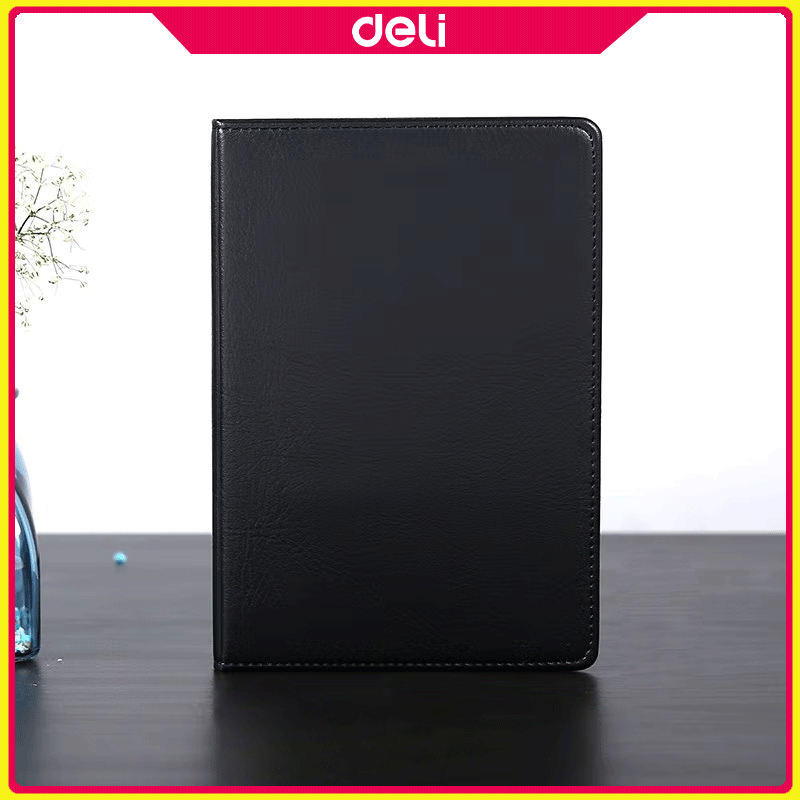 Deli 16K Leather Notebook 80 Sheets Business Meeting Notebook 7900 ...