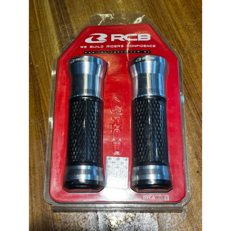 Racing Boy RCB Handle Grip AHG15 Silver Universal | Shopee Philippines