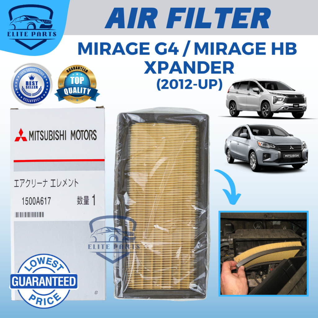 MITSUBISHI MIRAGE G4 / MIRAGE G4 HB / XPANDER (2012-2017) - AIR FILTER ...