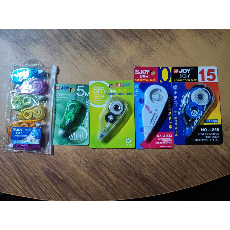 Joy Correction Tape per Box 5m 8m 10m 15m | Shopee Philippines