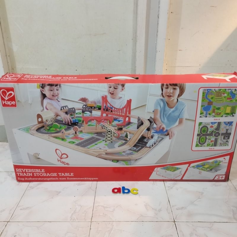 Hape Reversible Train Storage Table | Shopee Philippines