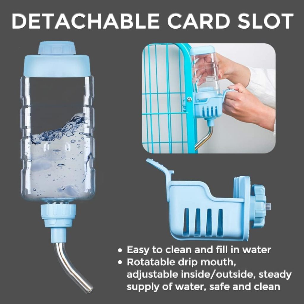Cat Dog Pet Hanging Hanging Cage Water Dispenser Water Bottle Drinking ...