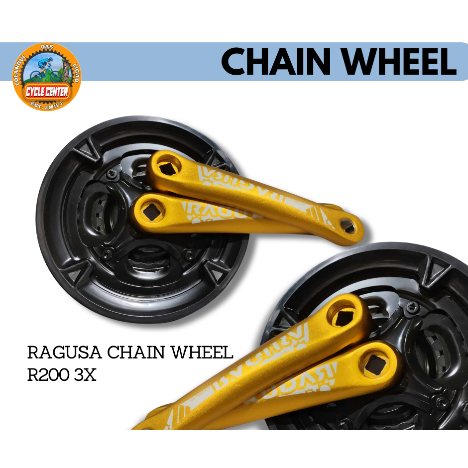 Mountain bike Crank/Chain Wheel (Ragusa R200) | Shopee Philippines